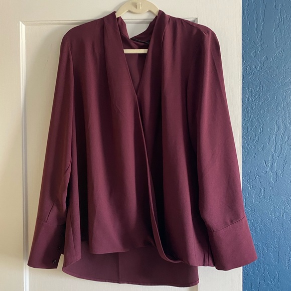 Halogen | Tops | Halogen X Atlantic Pacific Cross Front Blouse | Poshmark